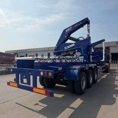 China 3-axle 40ft Side Loader Trailer , Container Side Lifter for sale