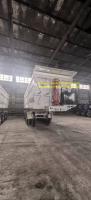 China SINOTERCEL 4 Axle 25CBM rear-tipping self-unloading FUWA axles 12.00R20/12R22.5 tires for sale