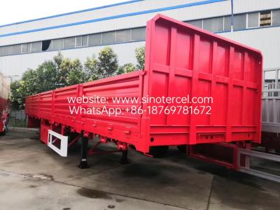 China 3-Axle Sidewall Semi-Trailer 60 Ton Heavy-Duty for sale