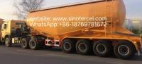China 4 Axle 40 Cubic Bulk Cement Tank Semi Trailer for sale