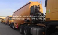 China 4 Axle 40 Cubic Bulk Cement Tank Semi Trailer for sale