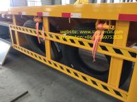 China 3 Axle Flatbed Semi Trailer Length and color can be customized for sale