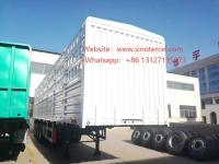 China 10m Livestock Stake Semi-Trailer, 12R22.5 Tires, Large Capacity, High Load, Ventilated & Safe for Animal Transport for sale