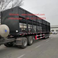 China High-Capacity 11-Meter 3-Axle Livestock Transport Semi-Trailer: Heavy-Duty Steel Structure with Multi-Layer Ventilation System for Safe Animal Hauling for sale
