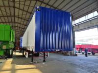 China 3-Axle Side Curtain Semi-Trailer for sale