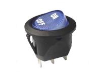 China Printer Switch RC Series Circular Boat Shaped Rocker Switch With Lights for sale