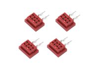 China Customized Red IDC Socket, 90° DIP Connector for Reliable Board-to-Board Links for sale