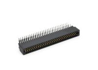 China 2.54mm Pitch EDGE CARD Connector with 90° Gold Finger Slot for Secure PCB Connections for sale