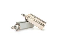 China Compact Pin Cylinder for Tight Spaces Auto Return Spring Action Work Pressure 0.05-1.0 for sale