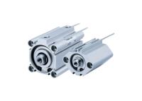 China High Precision Compact CQS Cylinders for Tight Spaces Single Rod Double Action Magnetic for sale