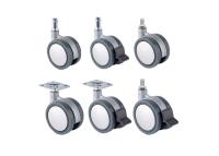 China Durable Plastic Chair Casters 2.5