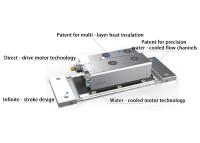 China Iron core linear motor LMFC series, water-cooled system, no wear, 0 backlash, high-speed, high-precision control. for sale