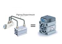China Product Selling Point: CVQ Series SMC Thin Valve-Integrated Cylinder - Save Time, Space, & Energy for sale