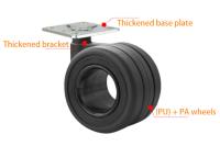 China Customized Universal Silent Casters For Gaming Chair And Boss Chair for sale