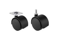 China 1-inch Special PA Silent Universal Wheel For Office Furniture Display Stands Trolleys Cabinets for sale