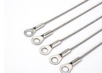 China Silver Stainless Steel Wire Rope Secure Locking Buckles Pull Ropes and Eyelet Terminals for Ultimate Safety for sale