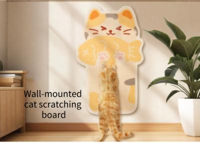 China 120g/134g/110g/100g Polyester Jumbo Wall-Mounted Cat Scratching Panel Cartoon Fabric Protector for Sofa Furniture for sale