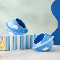 China Breathable Planet Hamster Nest Ceramic Hideout for Small Pets 9.5*9.5*8cm for sale