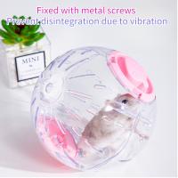 China Transparent Syrian Hamster Exercise Ball Portable Running Wheel Toy For Gerbils, Small Pets for sale