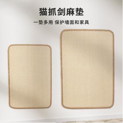 China Wall-Mounted Sisal Cat Scratching Post for Furniture Protection for sale