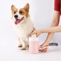 China Automatic Pet Foot Washing Cup Silicone Dog Paw Cleaner for sale