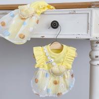 China Cotton Pet Sundress for Small Dogs - Sunshine Yellow Sleeveless Vest for sale