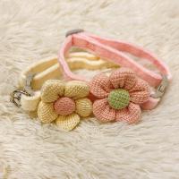 China Adjustable Flower Bow Cat Collar for Kittens and Small Dogs for sale