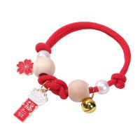 China Camphorwood Flea Repellent Cat Collar - Adjustable Hand Braided for sale