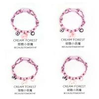 China Pink Black Star Charm Pet Collar Adjustable for Dogs Cats for sale