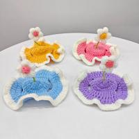 China Floral Knit Pet Headband for Cats and Dogs in Multiple Colors for sale