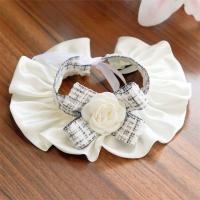 China Mint Fresh Lace Bib Collar for Cats with Adjustable Tie for sale