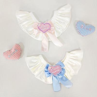China Adjustable Pet Bib with Bow Tie for Cats and Small Dogs for sale