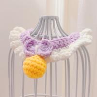 China Knitted Pet Bib Collar for Cats and Dogs - Blue Pink Yellow Red Purple for sale