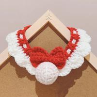 China Knitted Pet Bib Collar for Cats and Dogs - Blue Pink Yellow Red Purple for sale