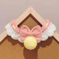 China Knitted Pet Bib Collar for Cats and Dogs - Blue Pink Yellow Red Purple for sale
