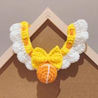 China Knitted Pet Bib Collar for Cats and Dogs - Blue Pink Yellow Red Purple for sale