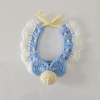 China Knitted Pet Bib Collar for Cats and Dogs - Blue Pink Yellow Red Purple for sale