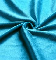China 160CM Slate Blue Velvet Fabric Slight Elasticity Velour Stretch Velvet Upholstery For Outerwear for sale