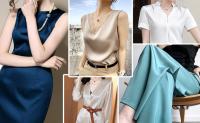 China 150CM Women Soft Satin Fabric Ordinary Dyeing Royal Blue Satin Fabric For Accessories for sale