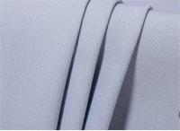 China Stiff Smooth Woven Polyester Rayon Blend Fabric Spandex Grey Colour for sale