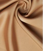 China Brown 150cm Polyester Modal Satin Fabric Imitation Acetate Silk Good Drape Glossiness for sale