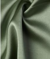 China 300GSM Polyester Soft Satin Fabric Medium Weight Green Satin Fabric For Clothing for sale