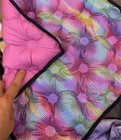 China Soft Polyester Digital Printing Fabric Texture Graphene Conductive Graphic Pattern Fabric for sale