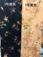 China Autumn Viscose Jacquard Plants Flowers Printed  Jacquard Cloth Material  140 - 142CM for sale