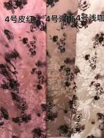China Autumn Viscose Jacquard Plants Flowers Printed  Jacquard Cloth Material  140 - 142CM for sale