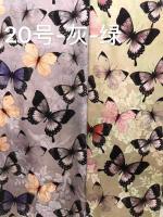 China Autumn Season Jacquard Jersey Fabric Floral Multi Color Lightweight Butterfly Pattern for sale