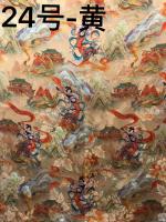China Custom Viscose Jacquard Chinese Elemental Patterns Lightweight Printed Jacquard Fabric for sale