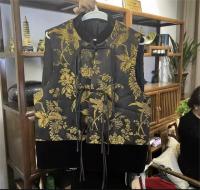 China Eco Friendly Textured Viscose Jacquard Bird Flower Jacquard Fabric Breathable For Dress for sale
