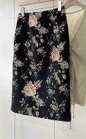 China Soft  100 Polyester Fabric Winter Roses Chenille Jacquard 148CM Fabric for sale