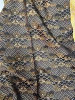 China Soft Luxurious Viscose Jacquard Polyester Floral Jacquard Fabric For Upholstery for sale